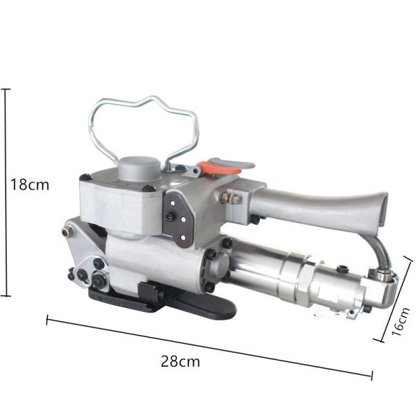 Quality 19-25mm PP/PET Belt A25 Pneumatic Handheld Strapping Tool with 3500N Tension for sale