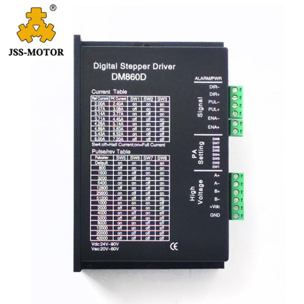 Quality 2 Phase Stepper Motor Driver Board Nema 34 Dm860d Stepper Driver for sale