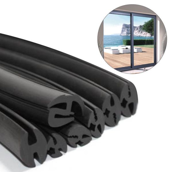 Quality Custom Window EPDM Shipping Container Door Gasket Glazing Rubber Sealing Strip for sale