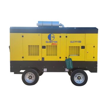 Quality GLORYTEK Drilling Rig Tools Diesel Engine Driven Air Compressor Portable For for sale