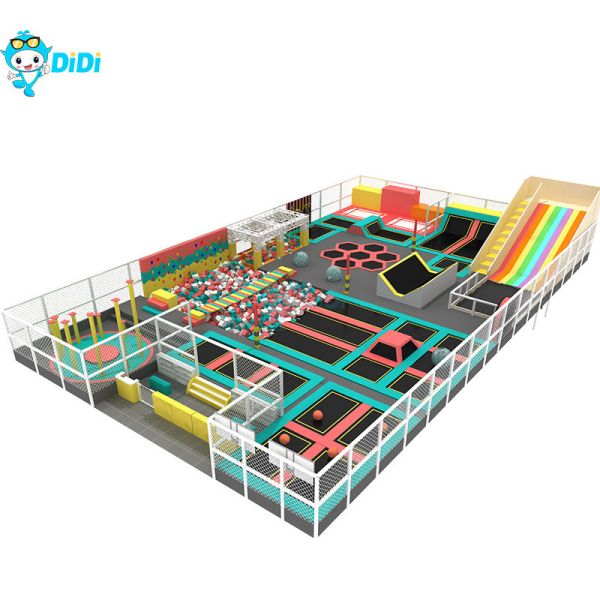 Quality Healthy  Indoor Trampoline Play Area Indoor Trampoline Place For Physical  Development for sale