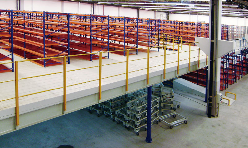 Steel Structure Garret Mezzanine Building 