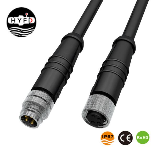 Quality 2 Pin 3 Pin 4 Pin Metal 6.0MM M8 Circular Connector for sale