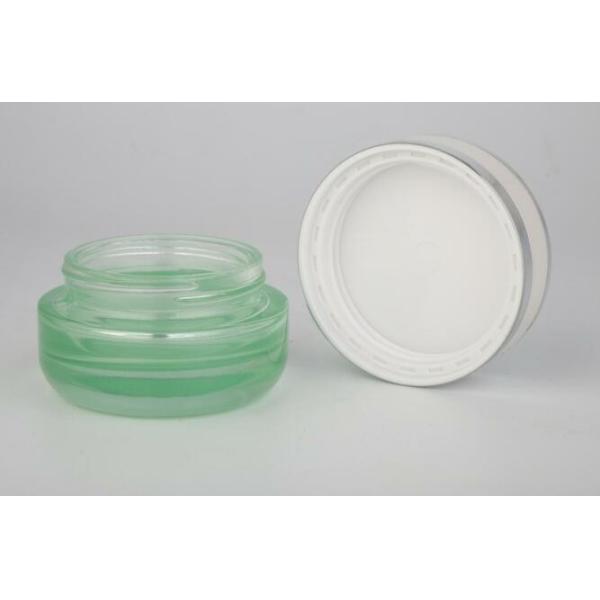 Quality Reliable Luxury Cosmetic Containers Glass Cream Jars Cosmetic Packaging for sale