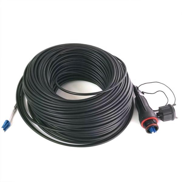 Quality FTTA Waterproof Fullaxs Duplex LC CPRI Armored Fiber Cable for sale