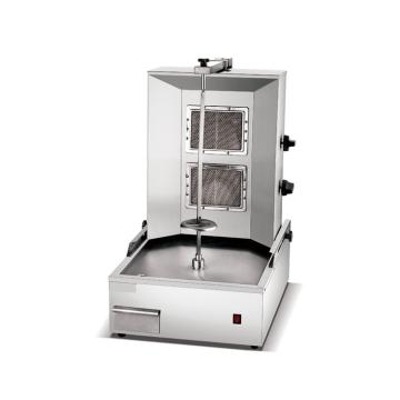 Hotel Restaurant Cooking Equipment Gas Chicken Shawarma Making Machine