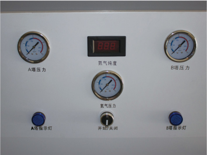 T-2000 Nitrogen Generator control panel