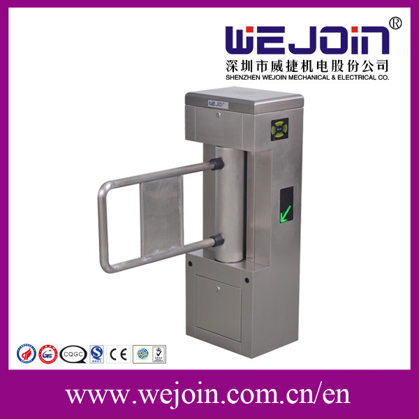 Quality Adjustable High Speed Pedestrian Turnstile for Business Buliding , Gate DC24V for sale