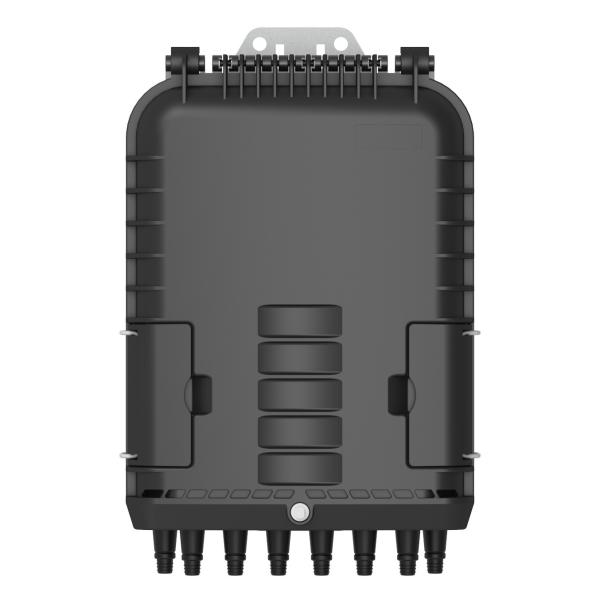Quality 8-Port Fiber Optic Distribution Box Wall/Pole Mountable for Network FTTX IP65 for sale