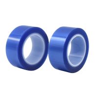 Quality Blue Polyester PET Adhesive Tape Silicone Masking Tape For Glass for sale