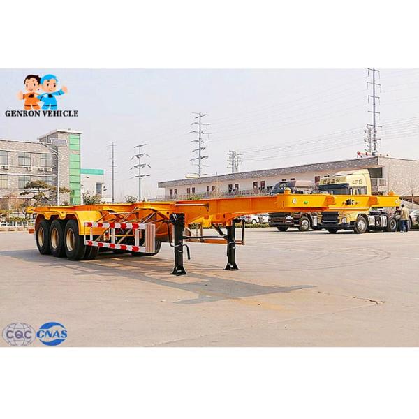 Quality 20 Feet Skeleton Intermodal Genron Container Semi Trailer for sale