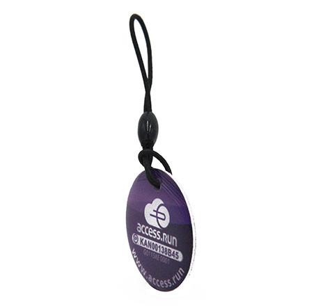Quality Waterproof 13.56mhz Pvc Epoxy Rfid Tag Keychain for sale