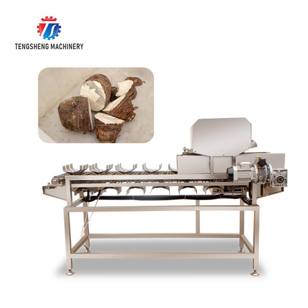 Quality Automatic Vegetable Radish Corn Taro Cutting Half Machine for sale