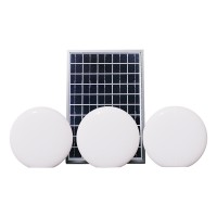 Quality 3pcs Rechargeable Solar LED Camping Lantern Outdoor Portable for sale