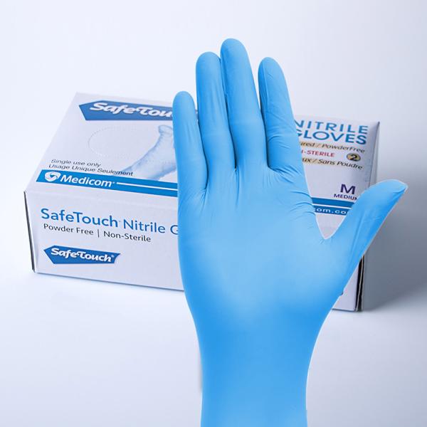Quality Cheap price High efficiency Fold clear Nitrile/latex no labeled gloves making for sale