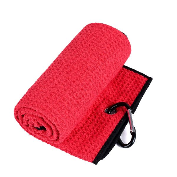 Quality Digital Print Sublimation beach Microfiber Waffle Golf Towel Custom Logo for sale