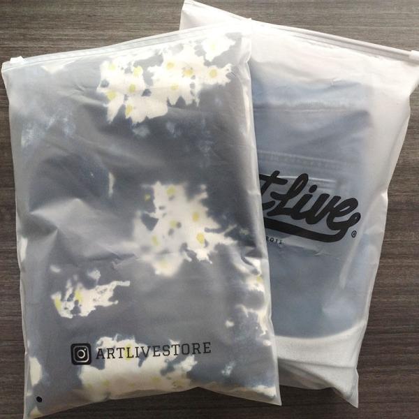 Quality Eco Friendly Recycled Plastic Zip Bags Rectangular Reclaimed for sale