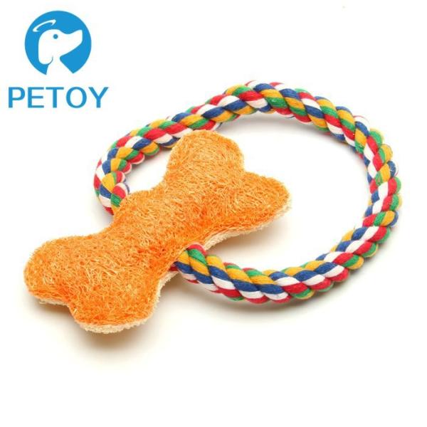 Quality Professional Latext Nylon Rope Dog Toy Non - Toxic Material For Small Dogs for sale