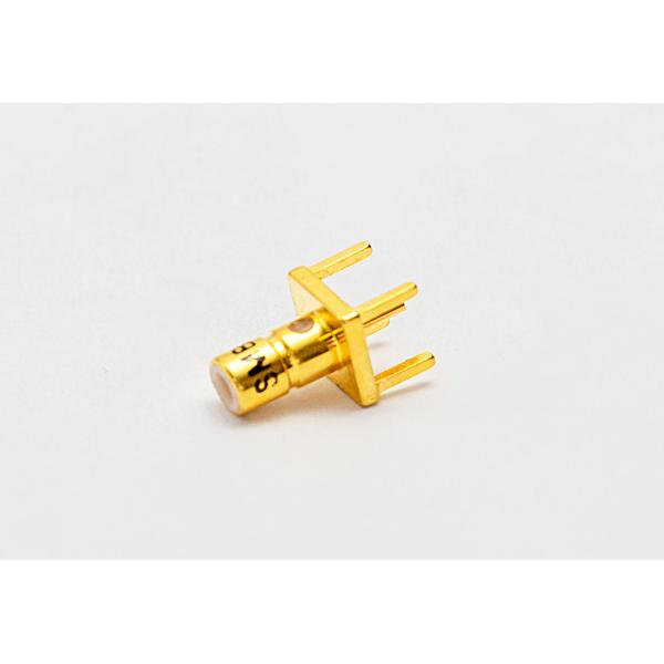 Quality SSMB Male RF Coaxial Connector – Straight Type, PCB Solder Mount for sale