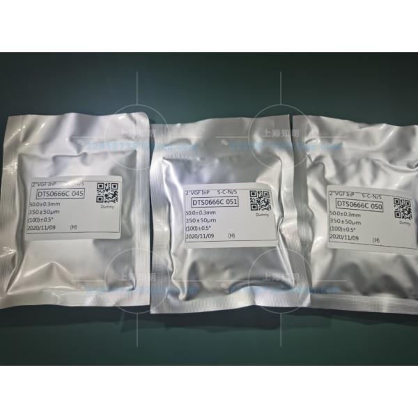 Quality 3 Inch InP Crystal Dummy Prime Semiconductor Substrate for sale