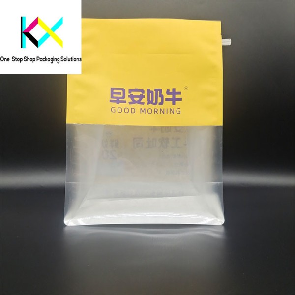 Quality 80um Colorful Bakery Paper Bags Bread Toast Paper Bag With Tin Tie for sale