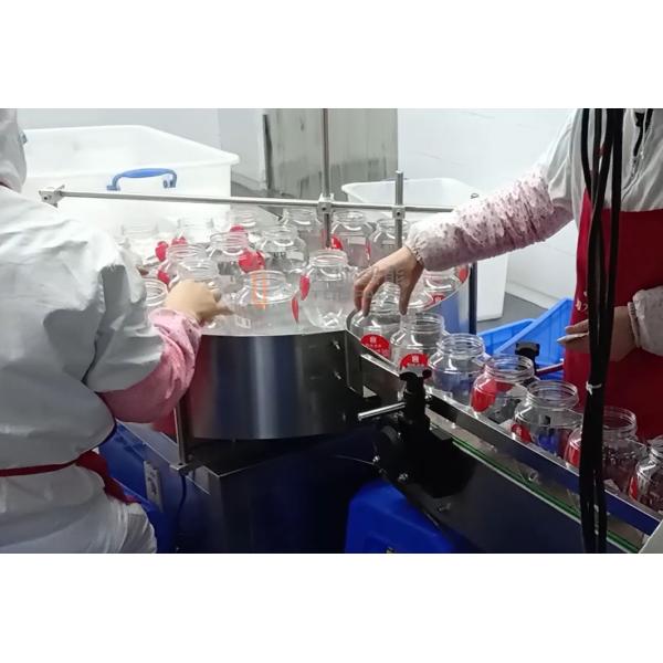 Quality Customize Made 500 Cans / H Automatic Nuts Filling System for sale
