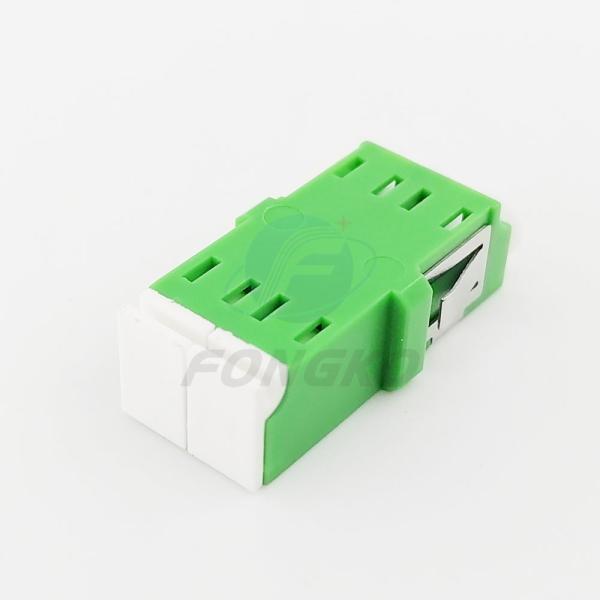 Quality SM Duplex LC APC Fiber Optic Adapter Without Flange for sale