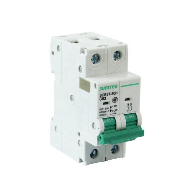 Quality Suntree SCB8T-80 16Amp AC 10ka 2Pole 16Amp Circuit Breaker for sale