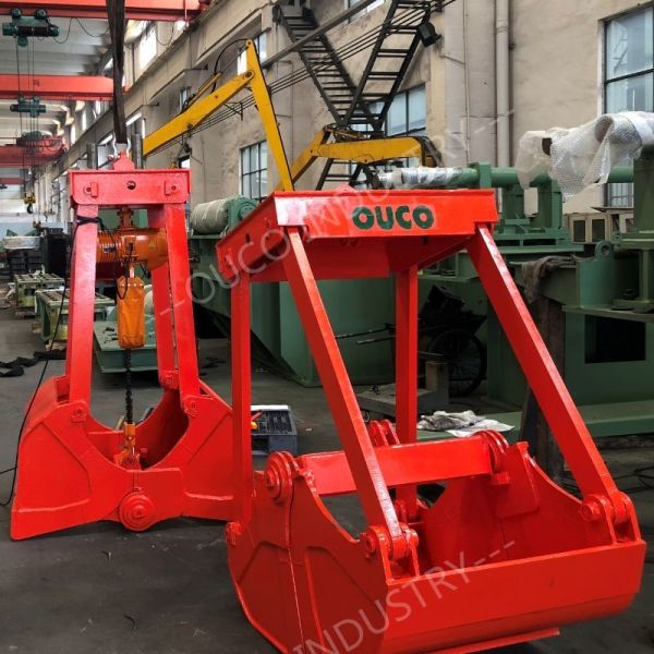 Quality High Wear Steel Electric Hoist Bulk Cargo Grabs Manual Pull for sale