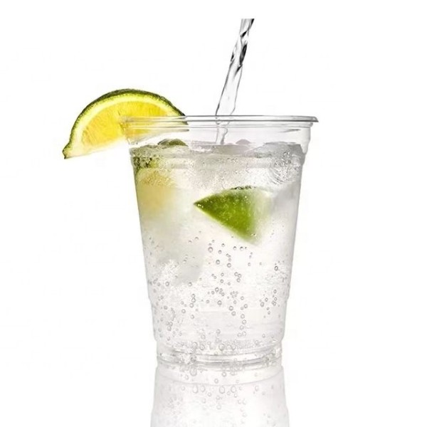 Quality Cold Drink Eco Friendly Biodegradable Compostable Clear PET Disposable PLA Cups for sale