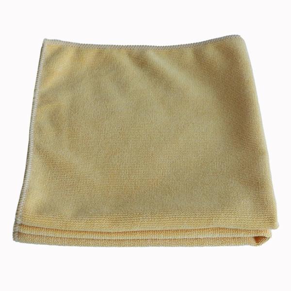 Quality Anti Bacterial Car Cleaning Cloth Yellow Washing Microfiber Towels for sale