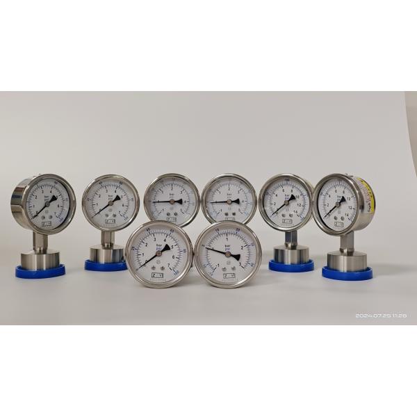 Quality 2.5% Accuracy Grade Pressure Gauges 50mm Sensord Length for Pharmaceutical for sale
