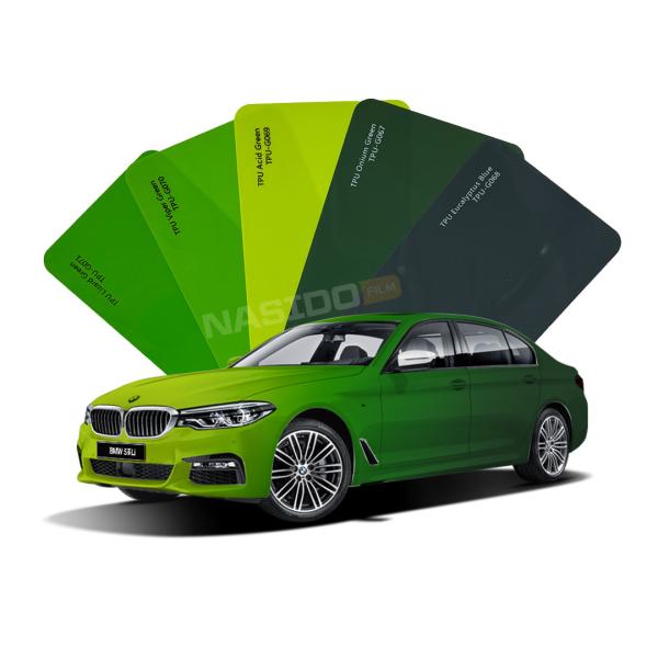 Quality NASIDO Sand Proof TPU Turquoise Color Wrap Film For Car Body  5 Years Warranty for sale