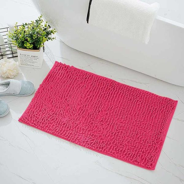 Quality Microfiber Polyester Washable Non Slip Bathroom Mat Water Absorbent for sale