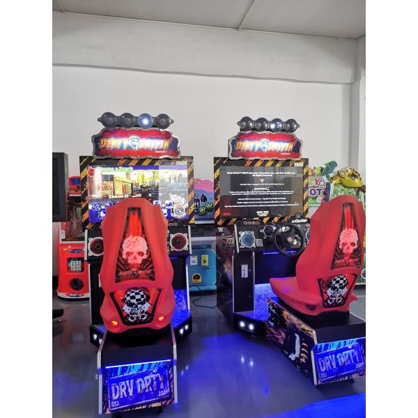 Quality 3D Video Coin Operated Dirty Driving Car Racing Arcade Game Machine For Game for sale
