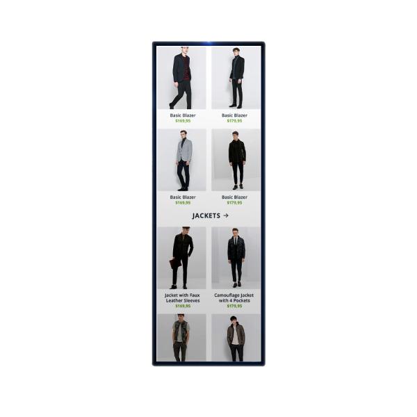Quality Floor Standing 110W 500cd/m2 67.8" LCD Stretched Bar for sale