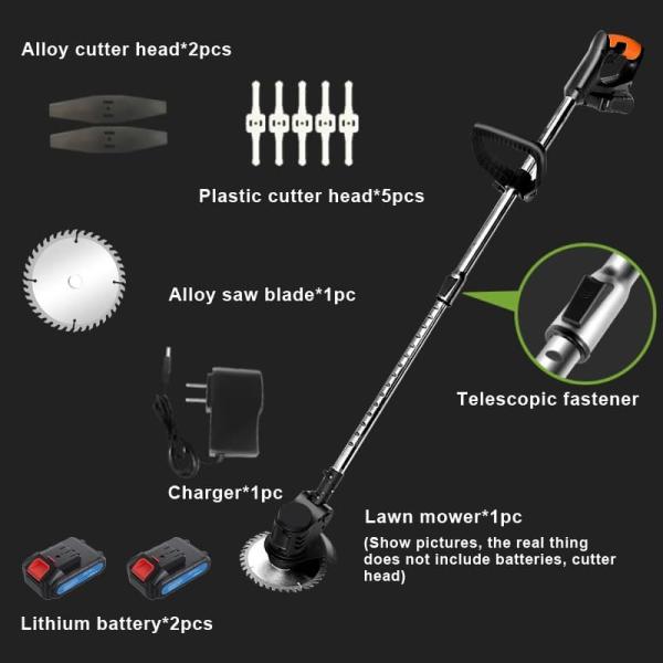 Quality Multipurpose Battery Powered Weed Trimmer 90 Degree Adjustable For Yard Garden for sale