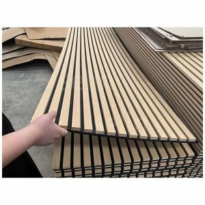 Quality Smooth Wooden Sound Proof Panels For Home Conference Room Theater for sale