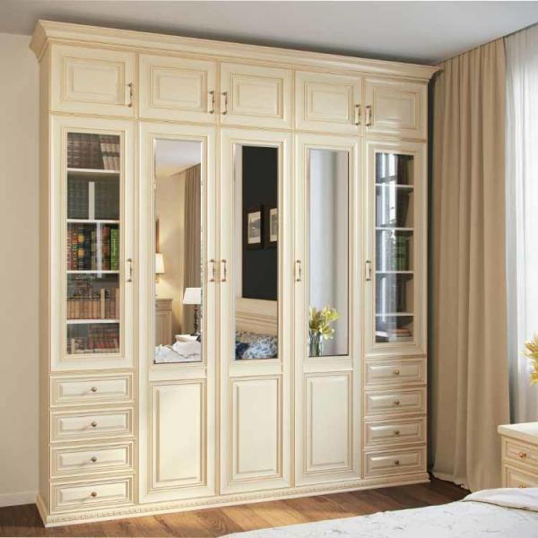 Quality Custom Made Handles Multilayer Modern Wardrobe Closets Hanging Storage for sale