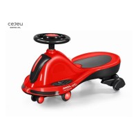 Quality 36 Months Wiggle Car Weight Limit 120kg Music Wiggle Car Red for sale