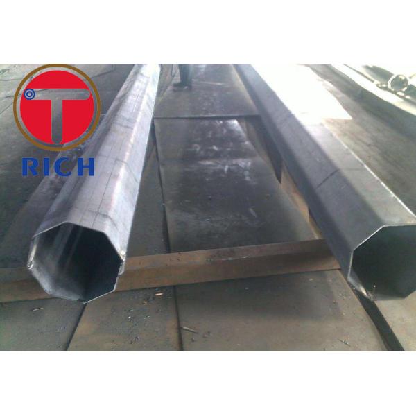 Quality Galvanized Octagonal Steel Tube 2-10mm for Photovoltaic Scaffold for sale