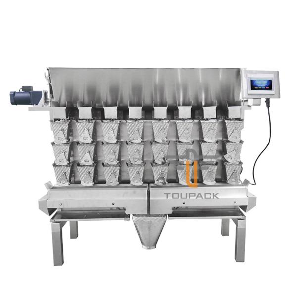 Quality High Accuracy TOUPACK 60P/M Pickle Packaging Machine 8 Head for sale