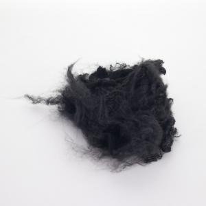 Quality High Tenacity Dope Dyed Black Virgin Polyester Staple Fiber 1.2Dx32mm For for sale