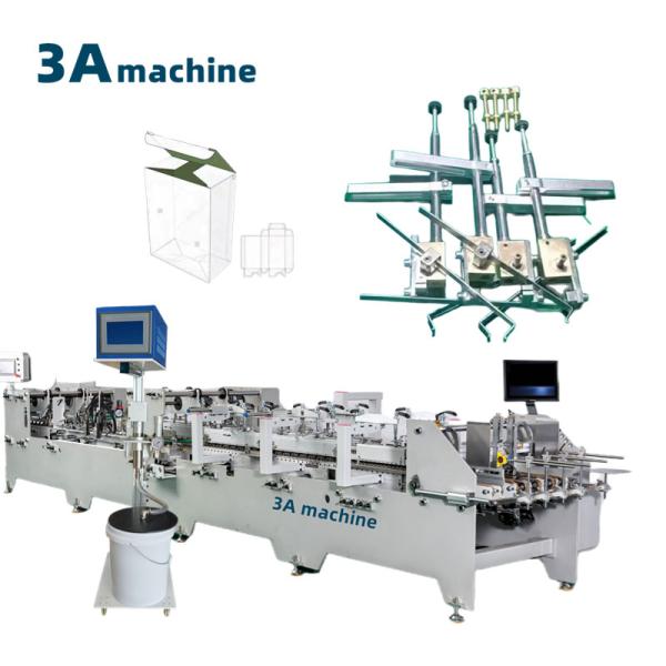 Quality Condition CQT 900YG-2 Mini Folder Gluer for Bottom Lock Gluing of Box Expanded for sale