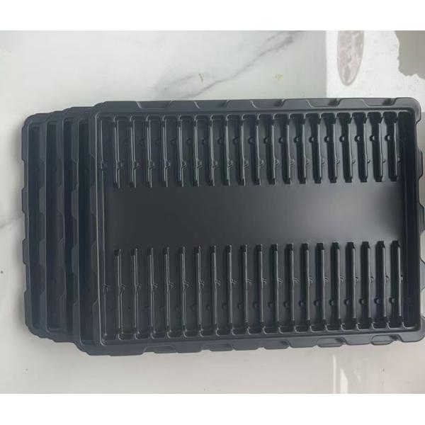 Quality Factory Custom Made PS Anti-Static Blister Trays , Transparent Plastic Boxes Electronic Packaging PCB Module Turnover Trays for sale