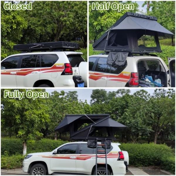 Quality 4x4 One Bedroom RTT Roof Top Tent Simple Setup Easy Operation Moisture Proof for sale