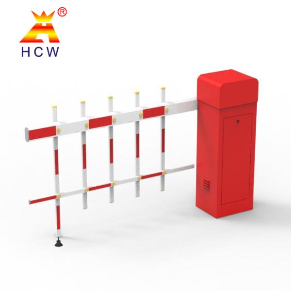 Quality Parking Lot Barrier Arm Gate 6m security boom gate Remote Control 160W for sale