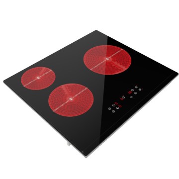 Quality Flat Touch Control Electric Hob , Ceramic 3 Zone Hob Countertop for sale