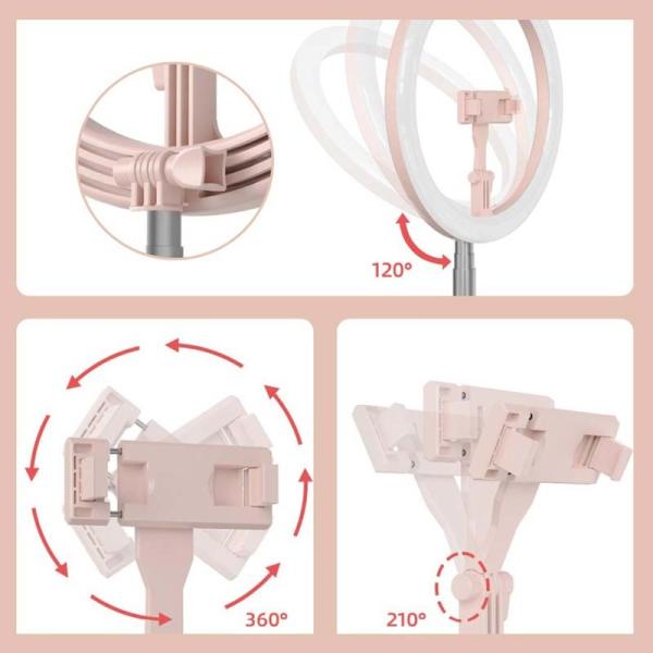 Quality Remote Control Makeup Selfie Ring Light VM200 6000K , Circle Light For Cell for sale