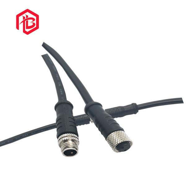 Quality Black Nylon 8A Circular Waterproof Male Female Connector for sale